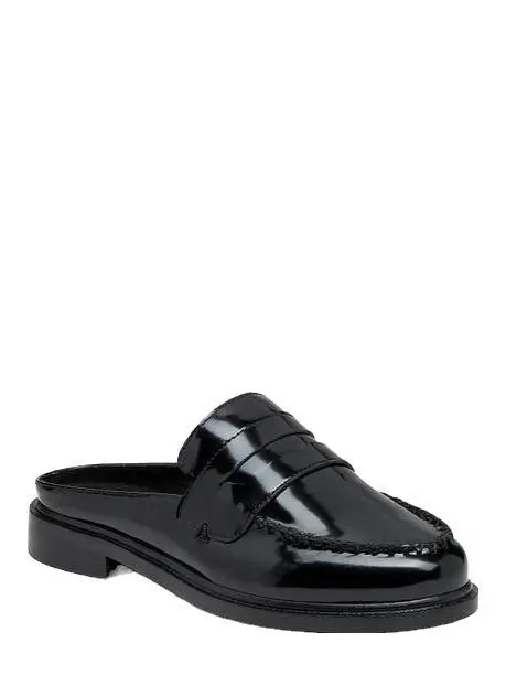 KELSI DAGGER BROOKLYN Lock Loafer Mule - Black