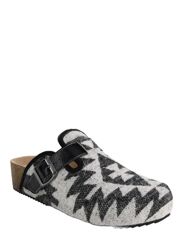 Chinese Laundry Magnolia Clog - Black/white Multi