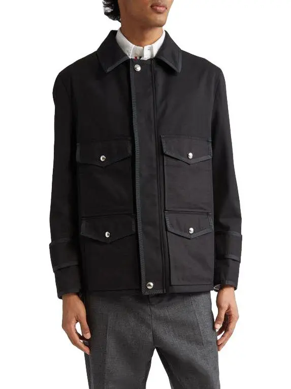 Thom Browne Utility Field Jacket - Black