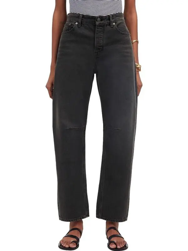 Madewell Darted Barrel Leg Jeans - Olenda Wash