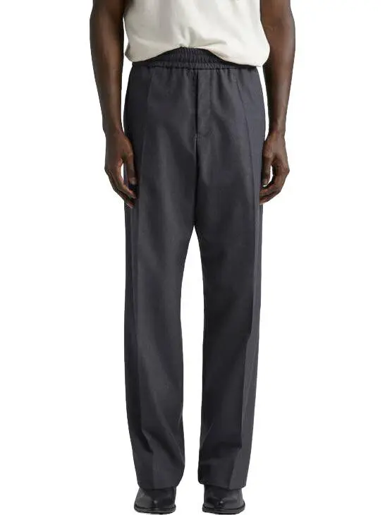 Golden Goose Lenny Wool Pants - Antracite/melange