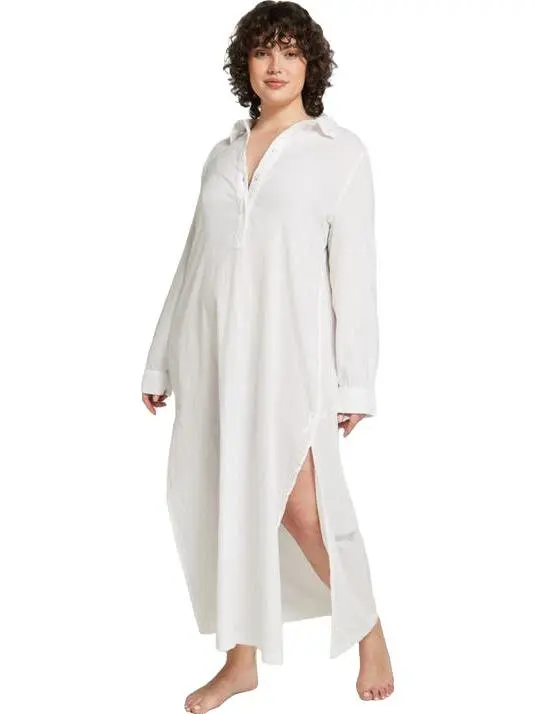 NUDEA The Maxi Shirt - Cotton White