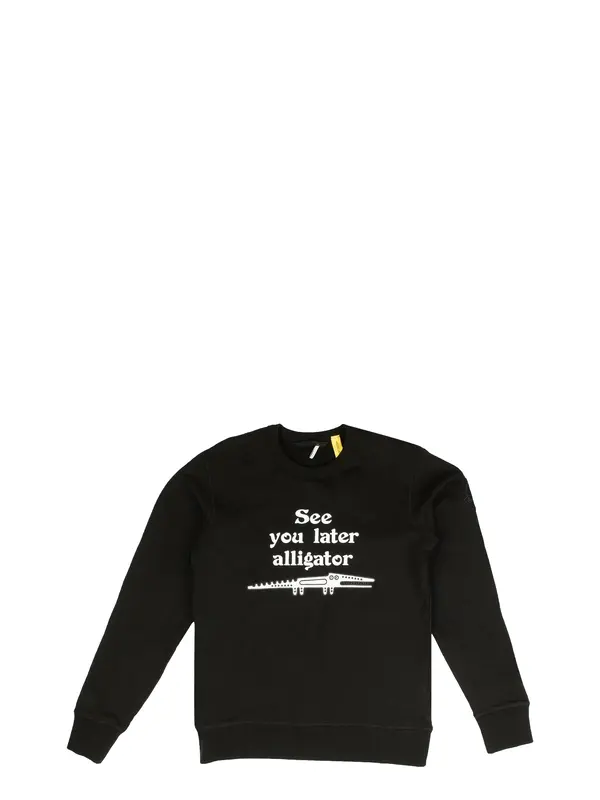 Moncler See You Later Alligator Crewneck - Black