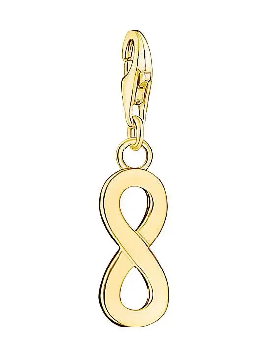 THOMAS SABO Infinity Charm - Gold-plated Silver