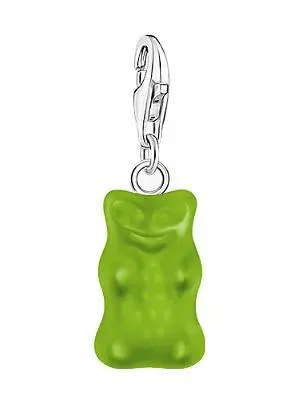 THOMAS SABO X Haribo Goldbear Charm - 925 Silver & Green