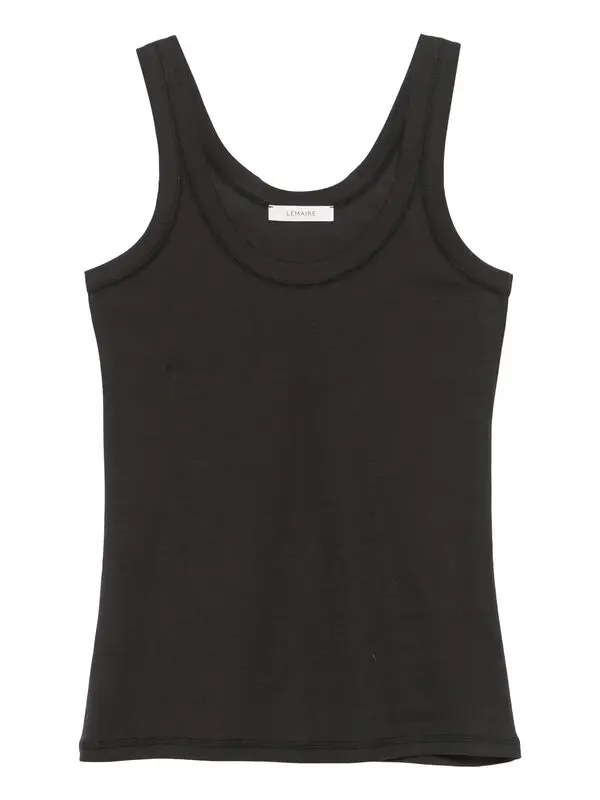 LEMAIRE Rib Tank Top - Squid Ink