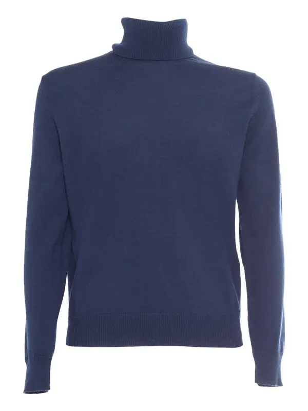 BALLANTYNE Turtleneck Pullover - Blu