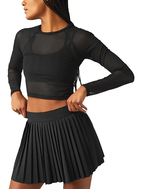 Beyond Yoga Mesh Crop Top - Black