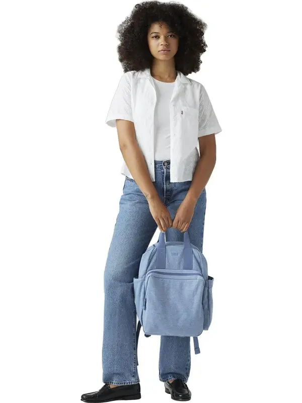 LEVI'S L-pack Round Backpack - Light Blue