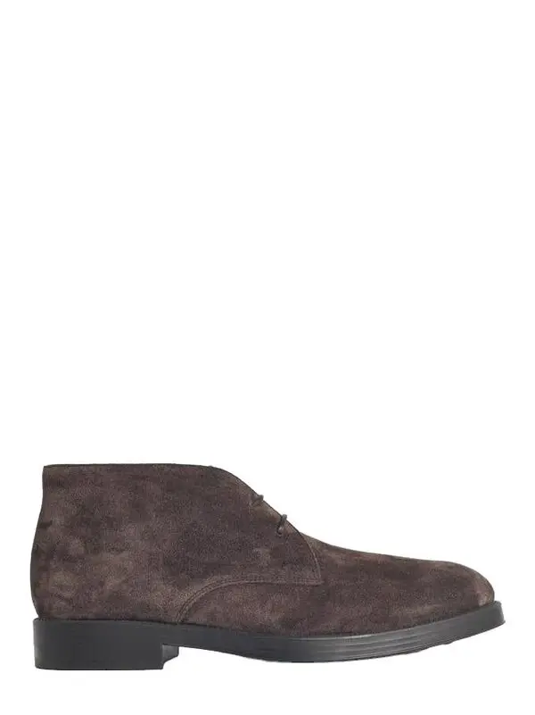 TOD'S Suede Ankle Boots - Brown