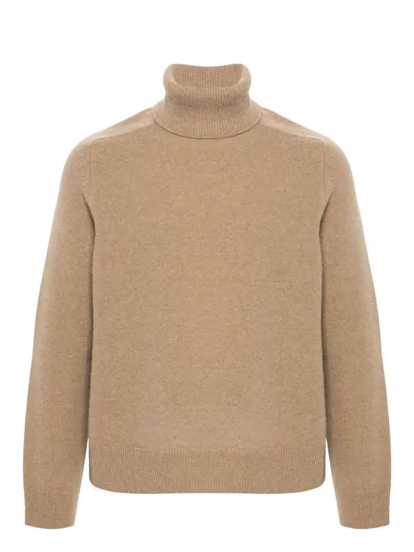 MAISON MARGIELA Roll-neck Wool Jumper - Neutrals