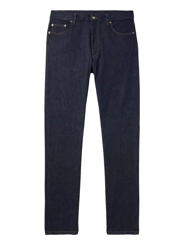 Zegna Slim-fit Stretch Jeans - Blue