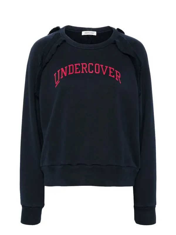 UNDERCOVERISM Logo-print Cotton Sweatshirt - Blue