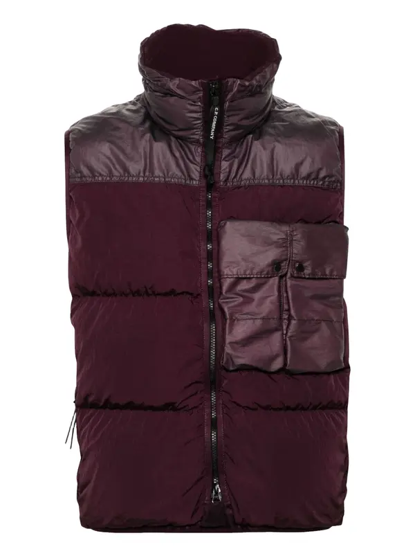 C.P. COMPANY Eco Chrome-r Down Vest - Purple