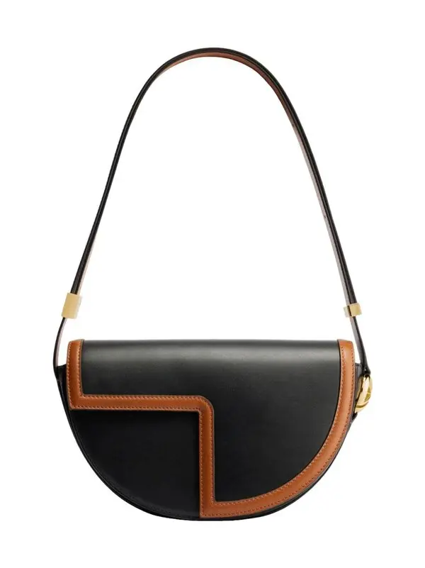 PATOU Le Two-tone Shoulder Bag - Black