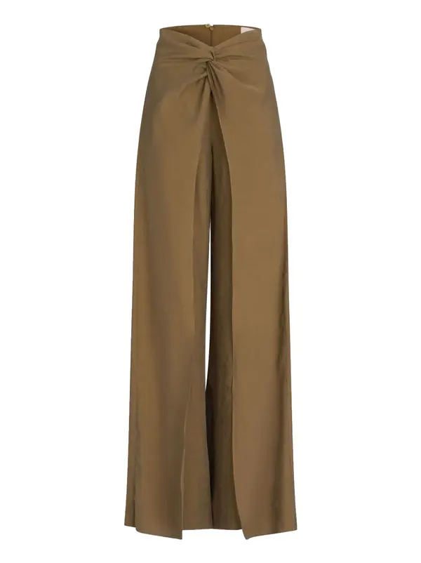 Silvia Tcherassi Canturipe Palazzo Trousers - Green