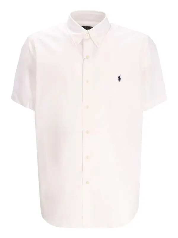 Polo Ralph Lauren Logo-embroidered Short-sleeve Shirt - White