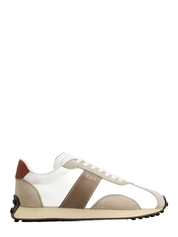 TOD'S Gommino Panelled Sneakers - White