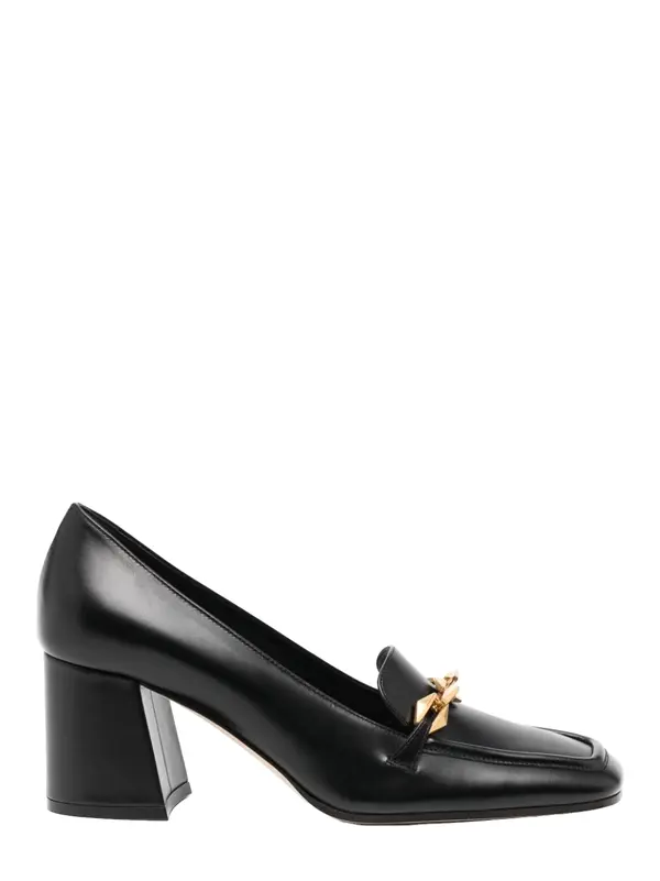 JIMMY CHOO Diamond Tilda 65mm Loafers - Black