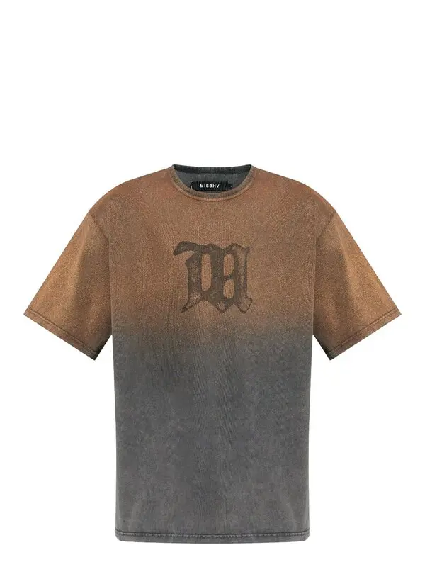 MISBHV Sunrise Washed Signature T-shirt - Brown
