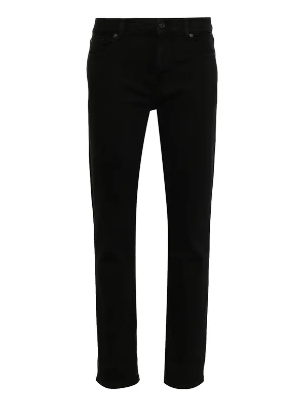 7 For All Mankind Relaxed Skinny Jeans - Black