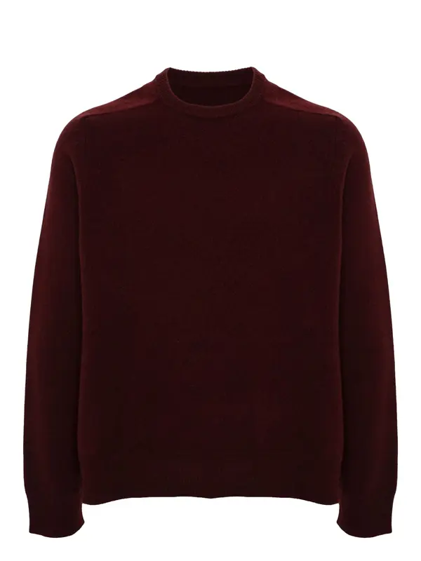 MAISON MARGIELA Crew-neck Wool Sweater - Red