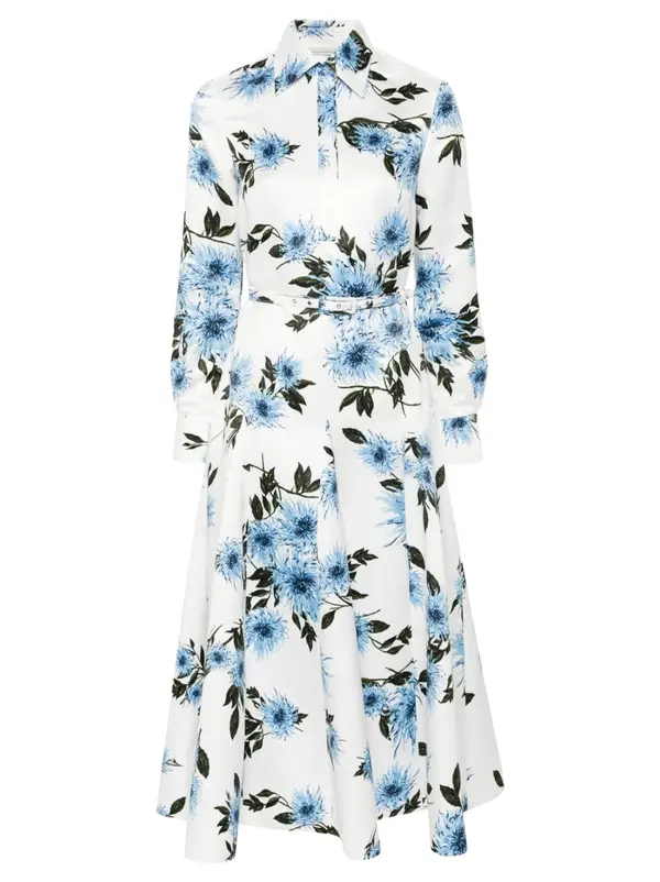 EMILIA WICKSTEAD Tomasina Midi Dress - White