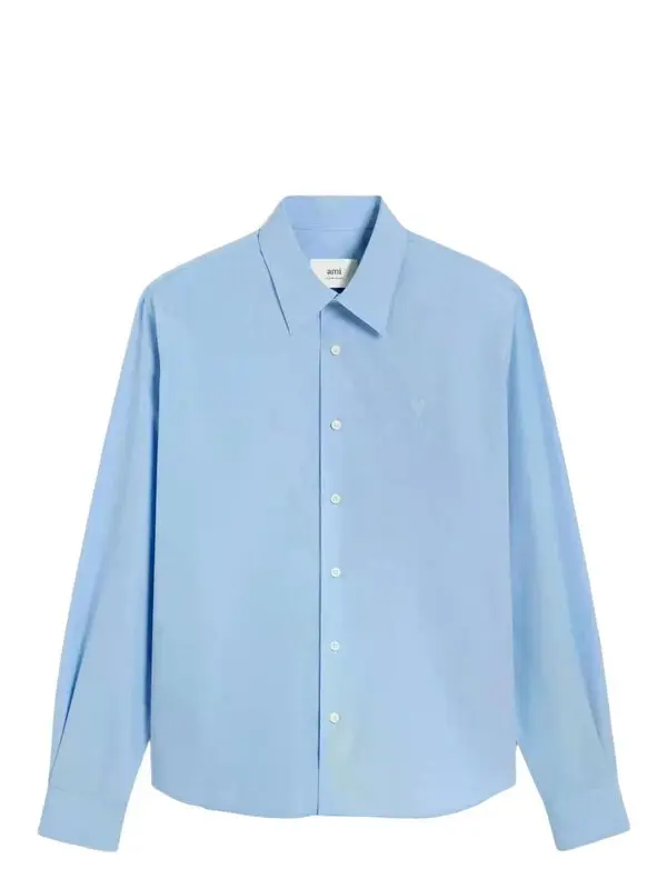 Ami De Coeur Cotton Shirt - Blue