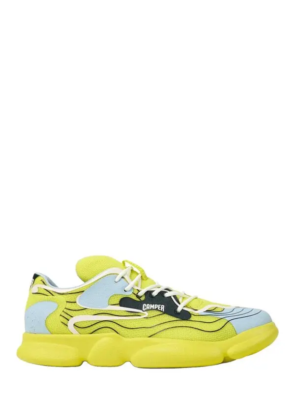 Camper Karst Wave-print Sneakers - Yellow