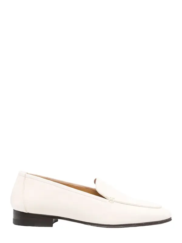 THE ROW Adam Leather Loafers - Neutrals