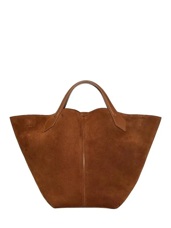 Proenza Schouler Chelsea Suede Tote Bag - Saddle