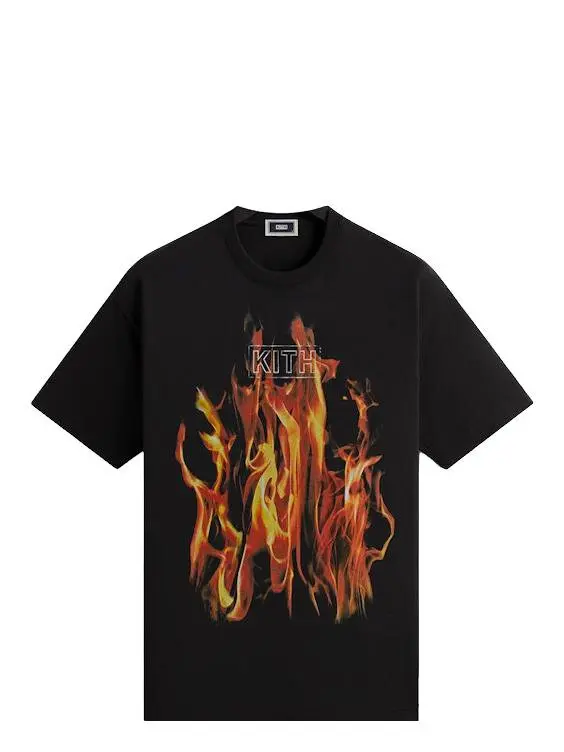 Kith Pyro Box Logo Vintage Tee Shirt - Black