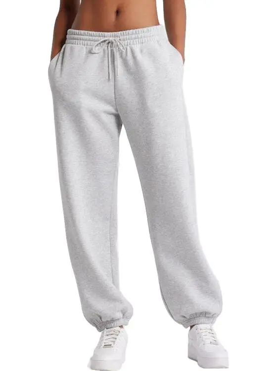 Bp. Baggy Fleece Joggers - Grey Soft Heather
