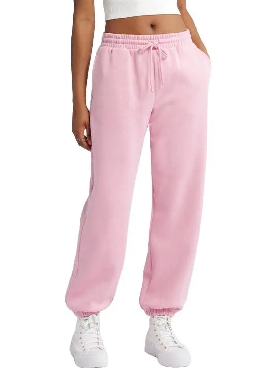 Bp. Baggy Fleece Joggers - Pink Shore