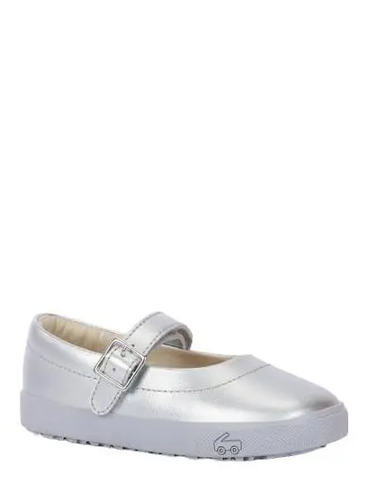 See Kai Run Lucia Mary Jane Flat - Silver