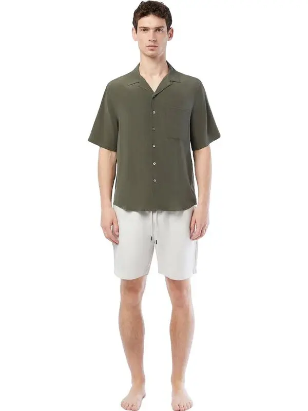 Onia Air Linen 6" Pull-on Short - Stone