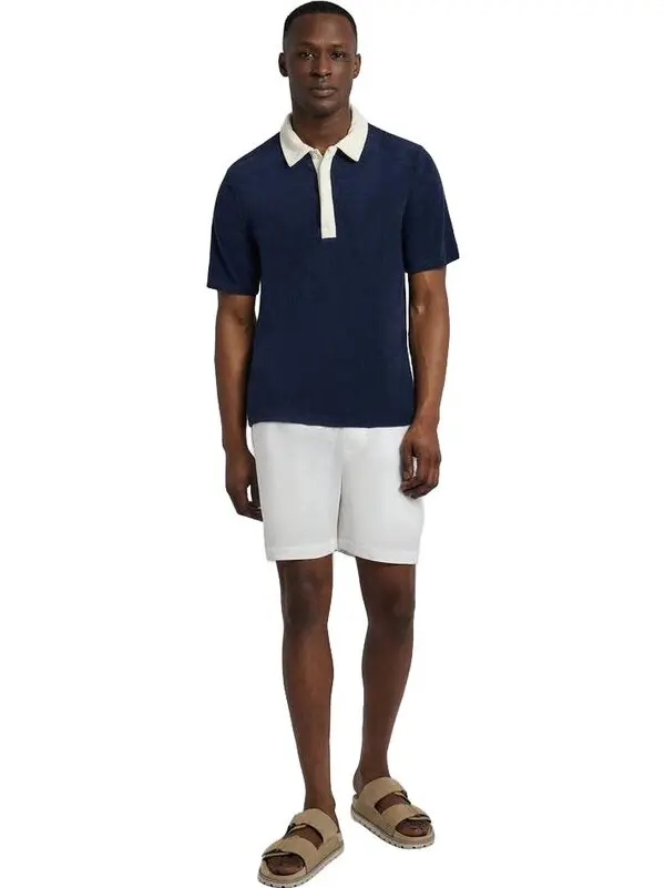 Onia Air Linen 6" Pull-on Short - White