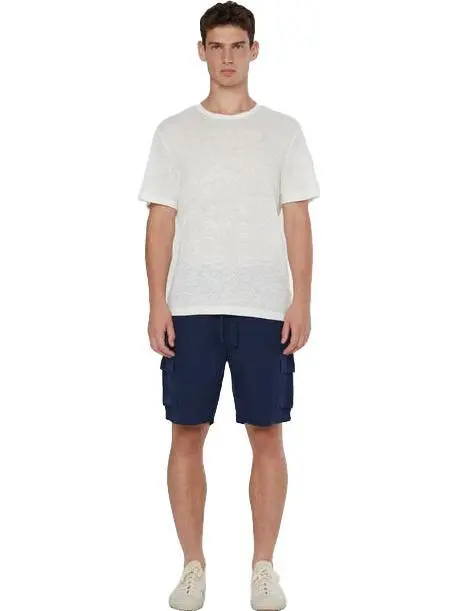 Onia Air Linen Pull-on Cargo Short - Deep Navy