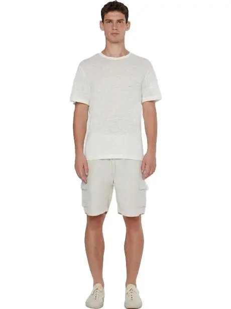 Onia Air Linen Pull-on Cargo Short - Stone