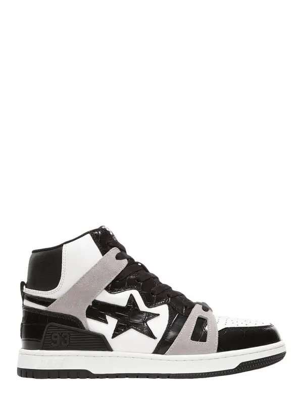 BAPE Sta 93 Hi Sneakers - Black