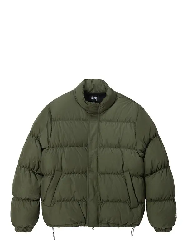 StÜssy Ripstop Down Puffer Jacket - Green