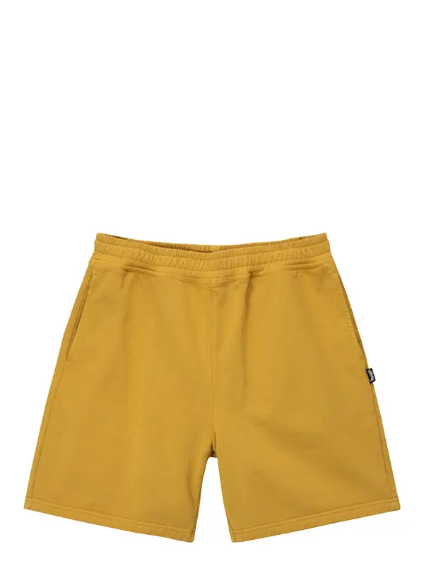 StÜssy Pigment Dyed Fleece Short - Gold