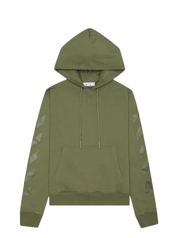 Off-White Rubber Arrow Slim Hoodie - Green