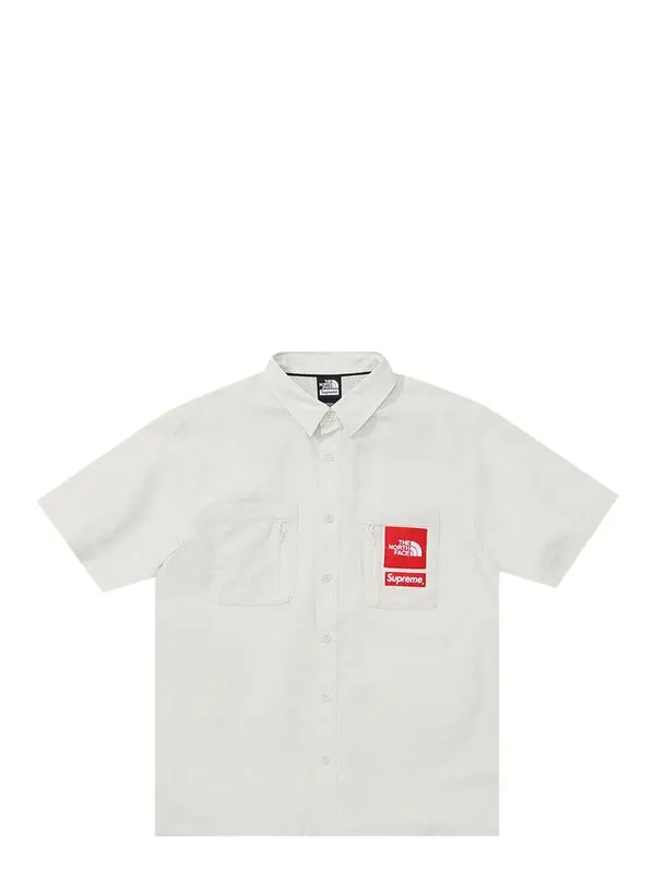 Supreme X The North Face Trekking Short-sleeve Shirt 'stone - Grey