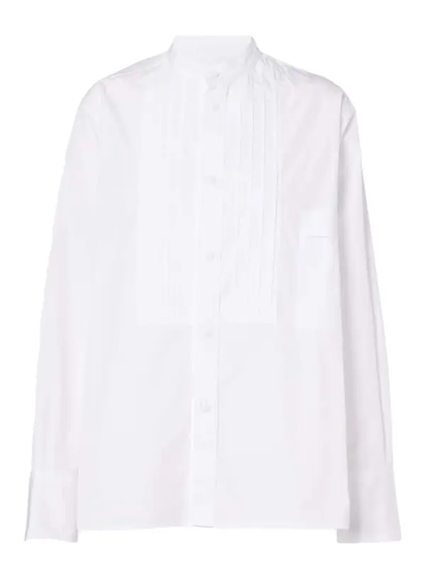 Plan C Cotton Shirt - White