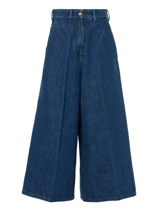Patou High-rise Wide-leg Jeans - Blue