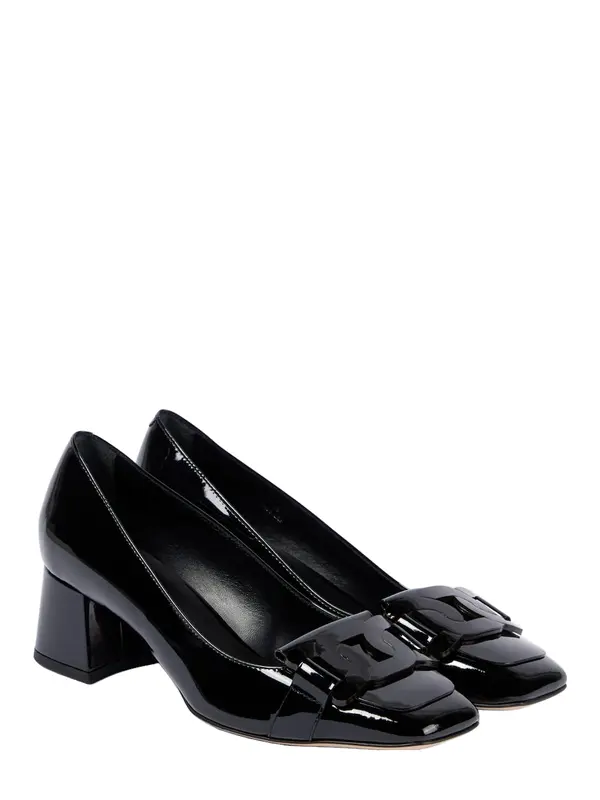 TOD'S Patent Leather Pumps - Black