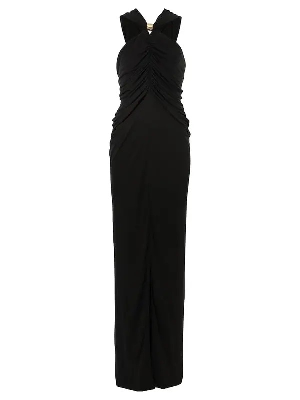 Altuzarra Marlene Pleated Gown - Black