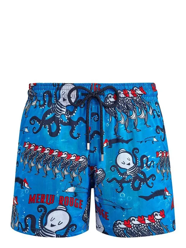Vilebrequin Graphic Swim Shorts - Neo Blue