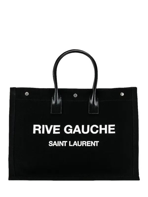 Saint Laurent Noe Large Tote Bag - Black & White